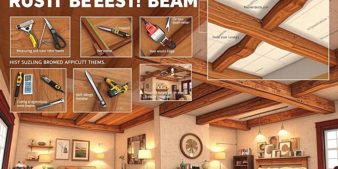Rustic Beam Installation: Step-by-Step Guide | Farmhouse Vibes